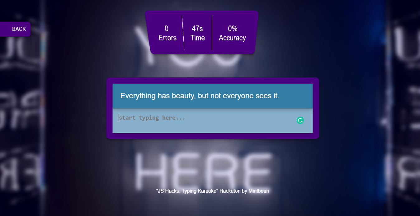 Typing Typing Typing